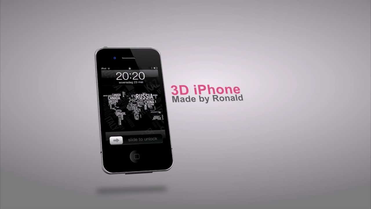[HD] 3D iPhone animation - YouTube