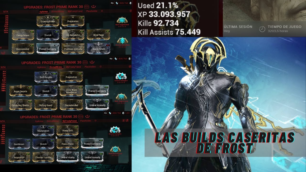 Frost Builds 2024 - 3 Builds con Aumentos - YouTube