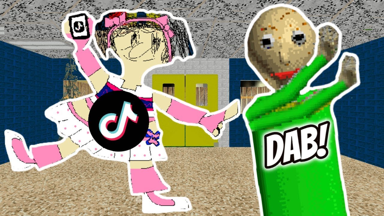 BALDI LOVES TO DAB AND PLAYTIME LOVES TIKTOK! | New Baldi's Basics Mod ...