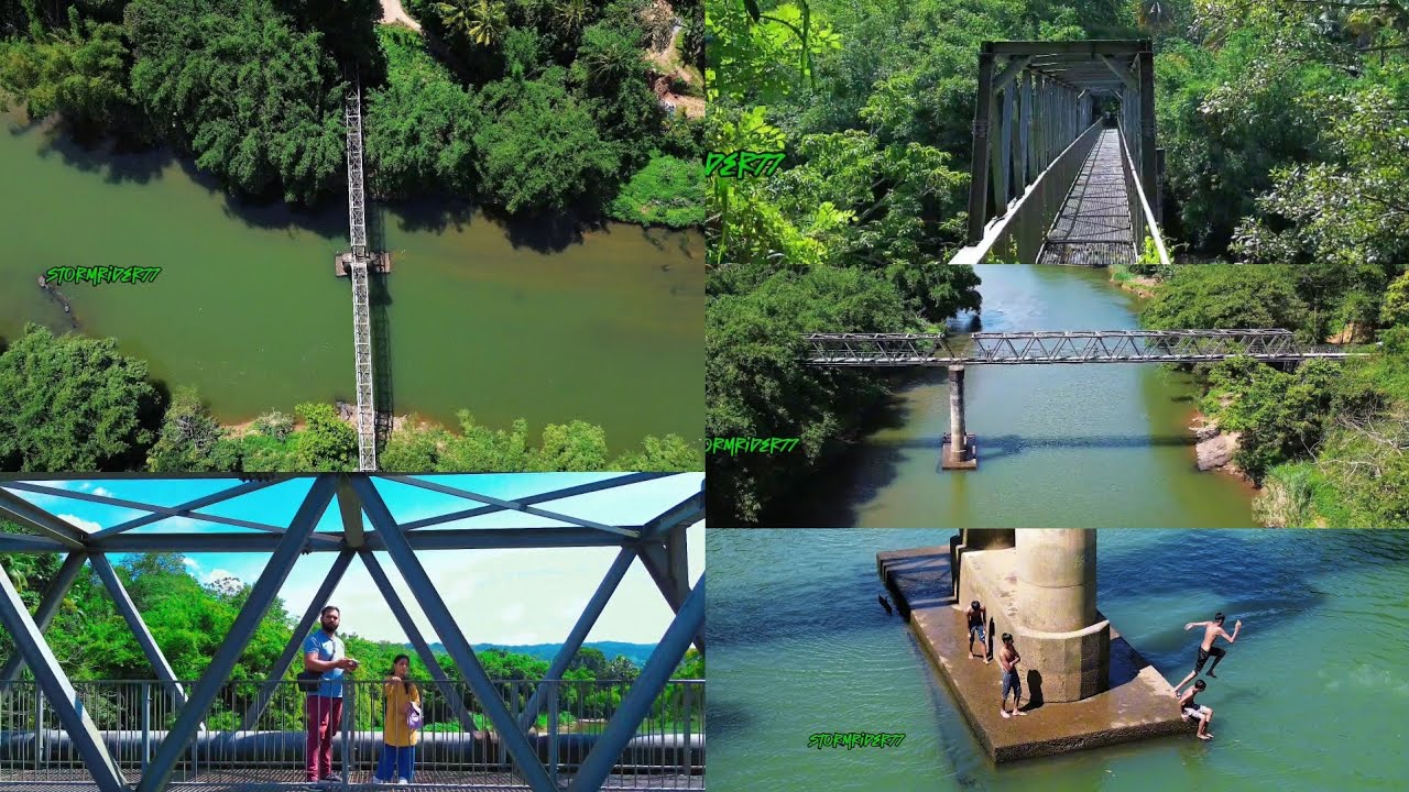 kandy gelioya kalugamuwa bridge.. #viralvideo #drone #droneview - YouTube