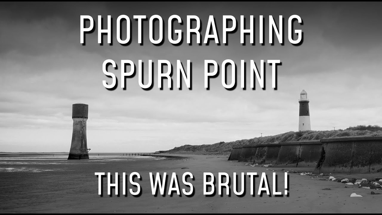 Black And White Photography Along Spurn Point - This Was Brutal! - YouTube