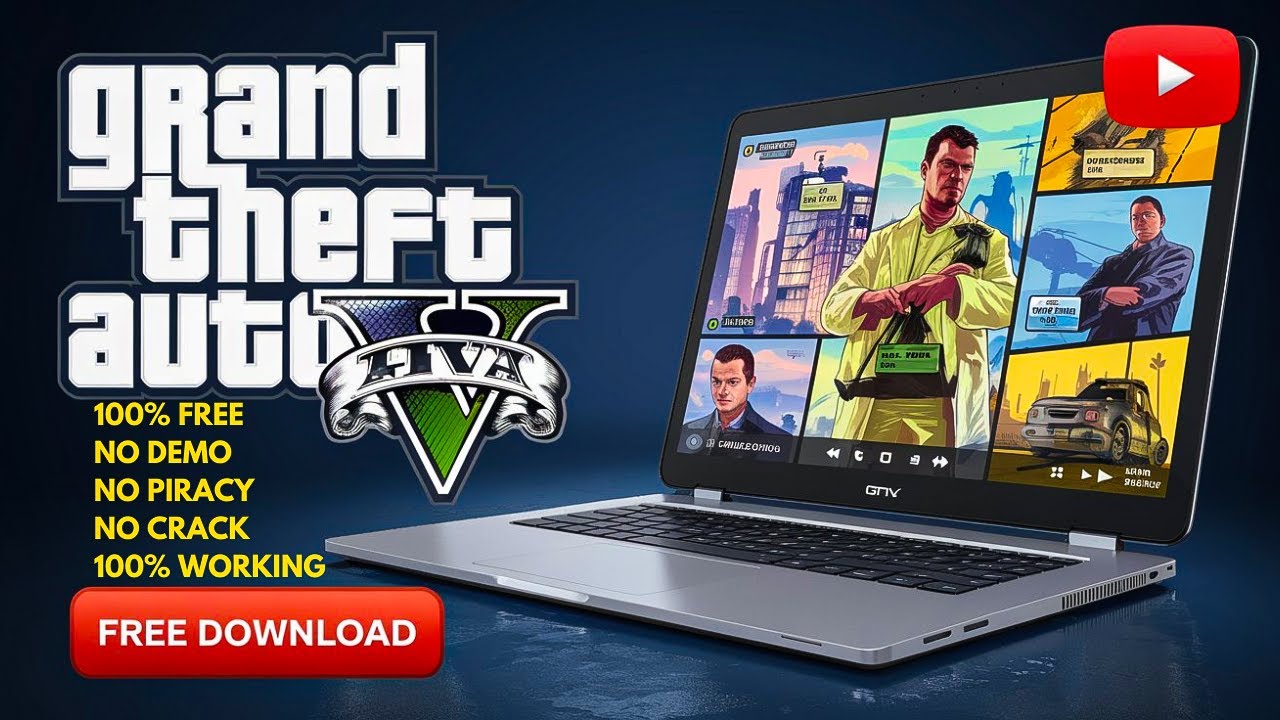HOW TO DOWNLOAD GTA 5 FREE IN PC , LAPTOP | GTA 5 FOR FREE | GTA 5 ...