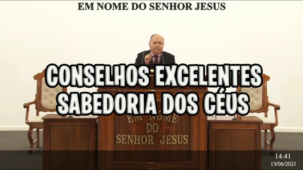 CULTO ONLINE CCB - TODA MOCIDADE DEVE ESCUTAR ESSES CONSELHOS - YouTube