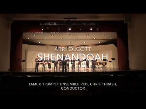 Olcott - Shenandoah TAMUK Gold Trumpet Ensemble - YouTube