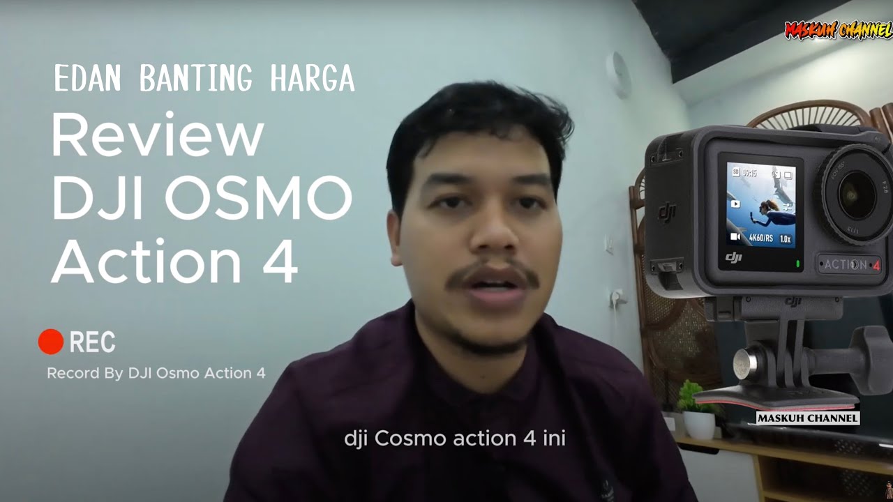REVIEW DJI OSMO ACTION 4 COMBO || CAMERA SUPER CANGGIH 2024 - YouTube