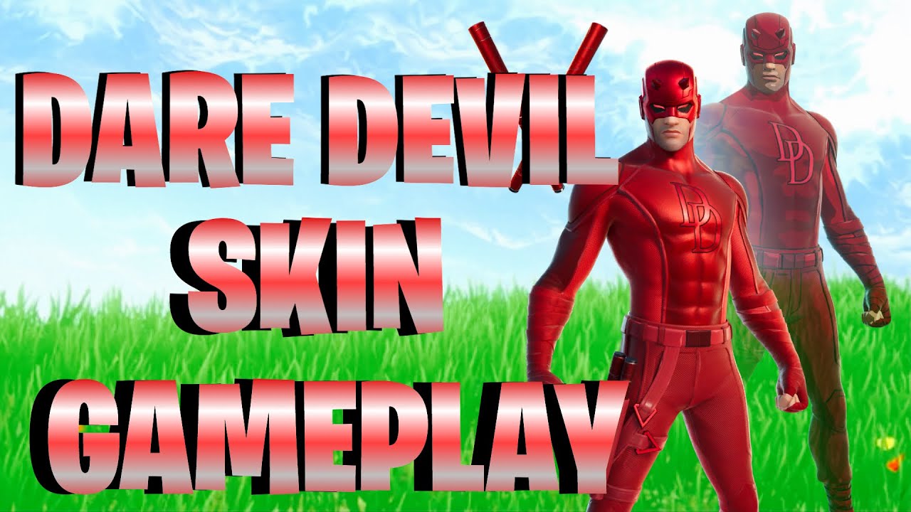 Fortnite DareDevil Skin Gameplay - YouTube