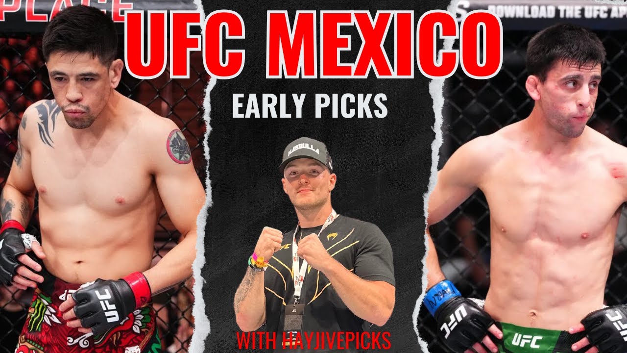 UFC Mexico City Moreno vs. Erceg Full Card EARLY PICKS - YouTube