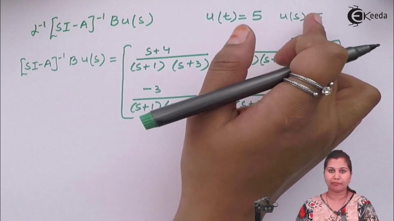 Solution of the Time Invariant State Equation Problem No 4 - State Space Analysis - Control ...