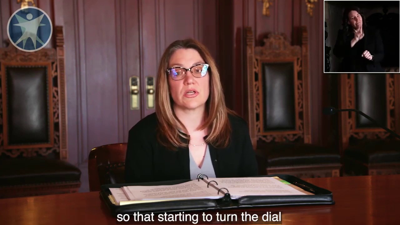 COVID 19 Briefing 4 16 20 Secretary designee Andrea Palm Safer at Home ...