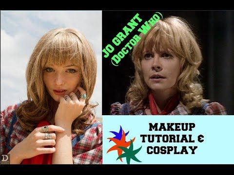 Jo Grant (Classic Doctor Who) Makeup Tutorial & Cosplay - YouTube