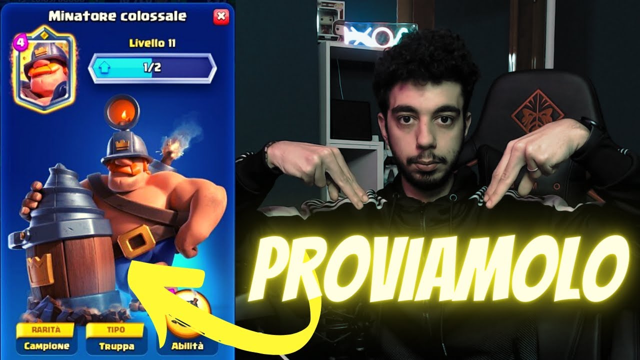 🔥PRIMO SUPER DECK CON IL MINATORE COLOSSALE!!!🔥 [CLASH ROYALE ITA ...