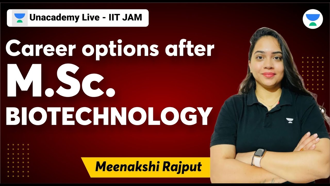 Career options after M.Sc. Biotechnology | Meenakshi Rajput #iitjam2024 ...
