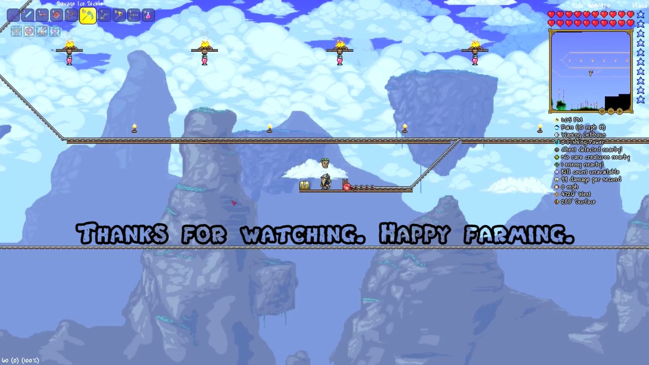 Terraria 1.3.5.3 Expert mode Biome Mimic Farming - YouTube