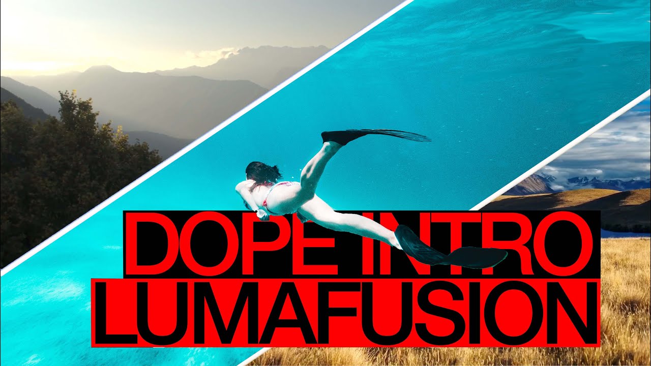 Make your own DOPE INTRO 2021 - LumaFusion How to Tutorial [ENG] - YouTube