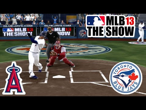 MLB 13: The Show PS3 - Los Angeles Angels of Anaheim @ Toronto Blue Jays Battle Royale - YouTube