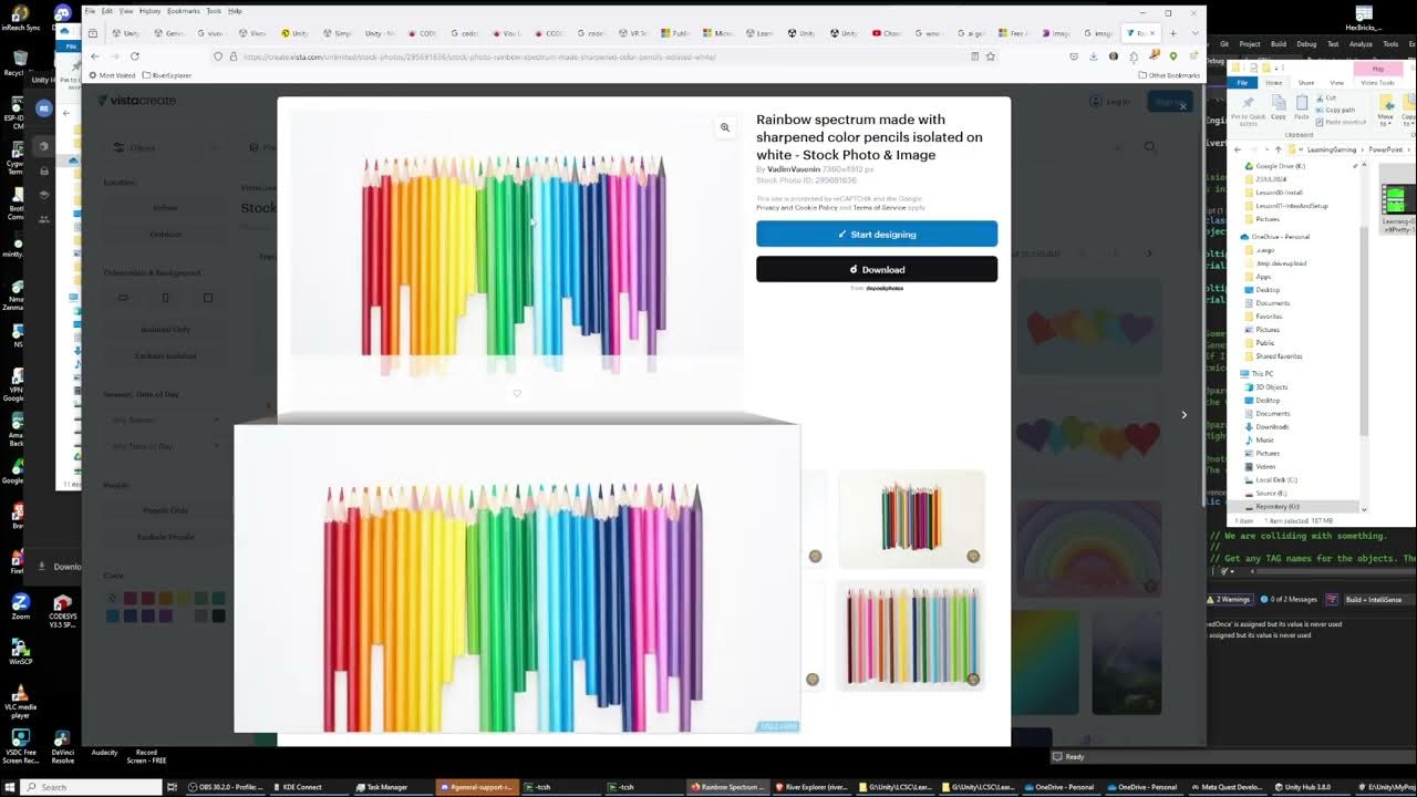 Class: Learning Unity. Lesson 07 Part 2 of 3 - Find Sounds and Pictures to Use. - YouTube