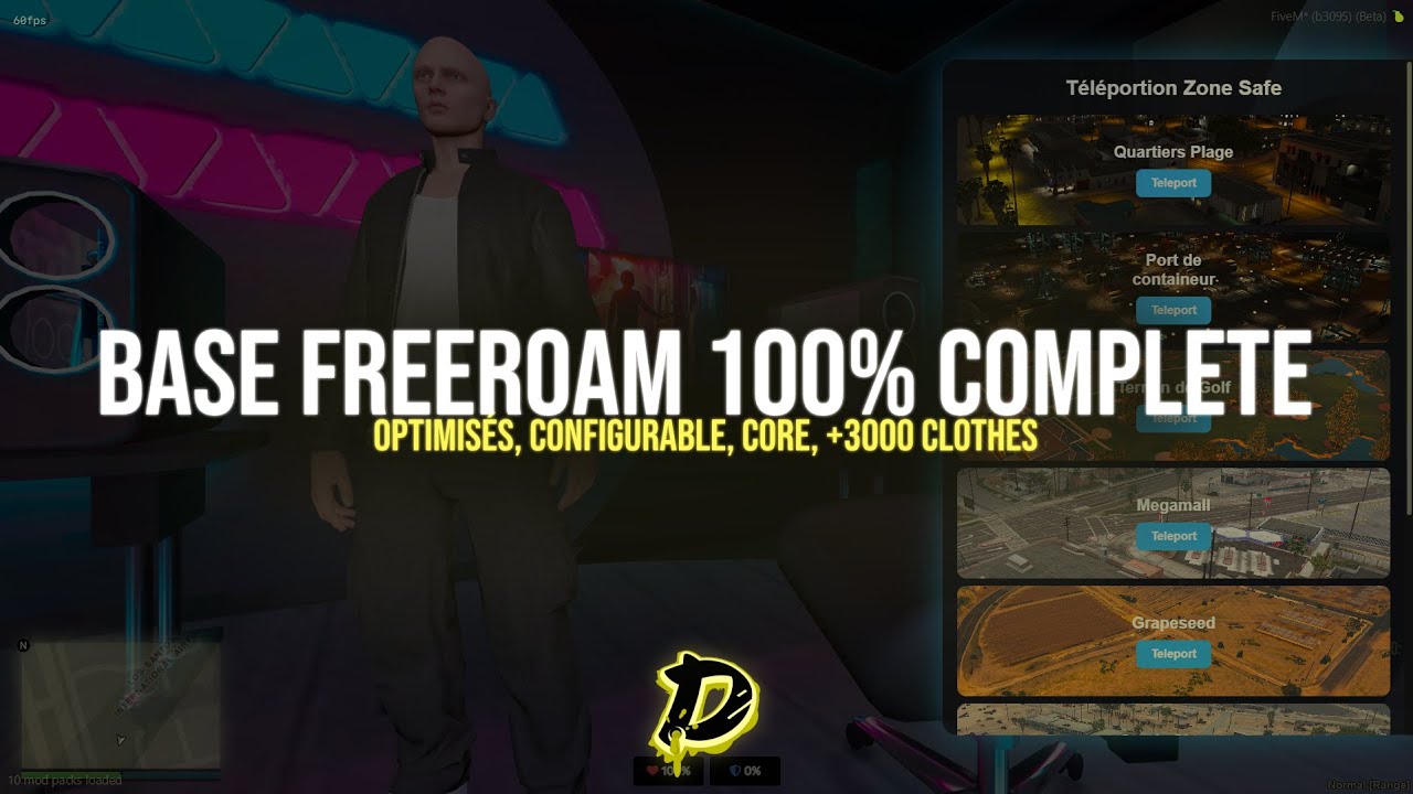 🔥 UNE BASE FIVEM FREEROAM 2024 2025 UNIQUE ET COMPLÈTE T’ATTEND ICI SUR DISCORD ! 💥 - YouTube