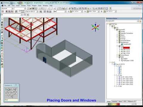 SP3D # 09 Place Doors and Windows - YouTube