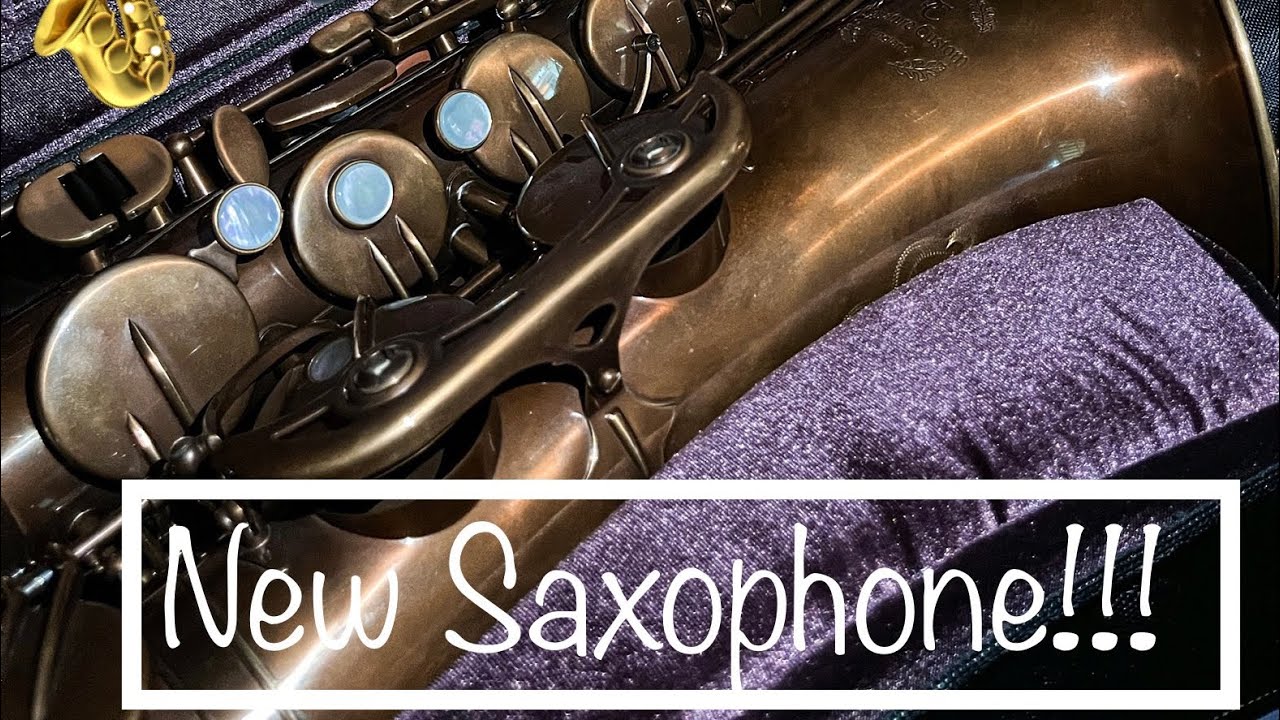 My New Trevor James Signature Custom RAW tenor saxophone - YouTube