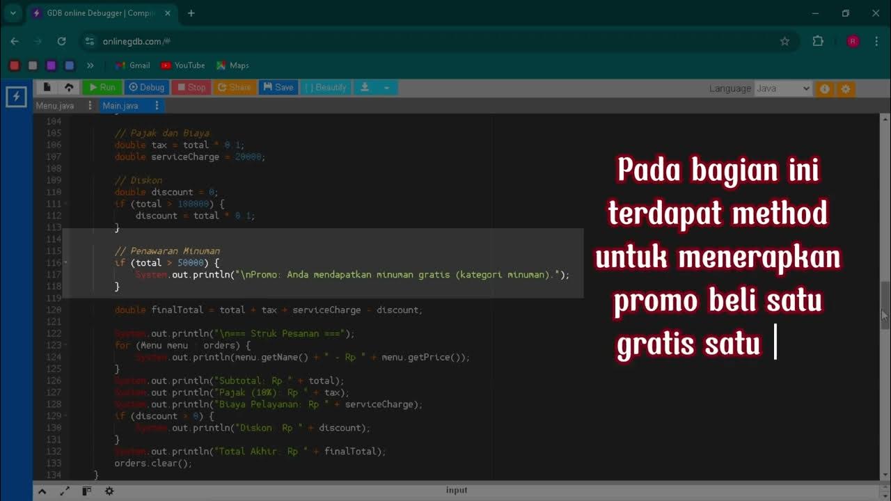 TUGAS 2 Pemrograman Berbasis Desktop - YouTube