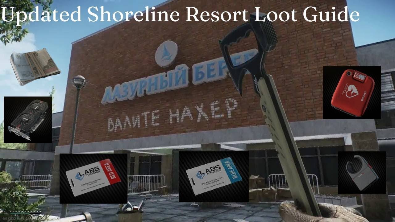 Updated Shoreline Resort Loot Guide 14.02 - Escape From Tarkov - YouTube