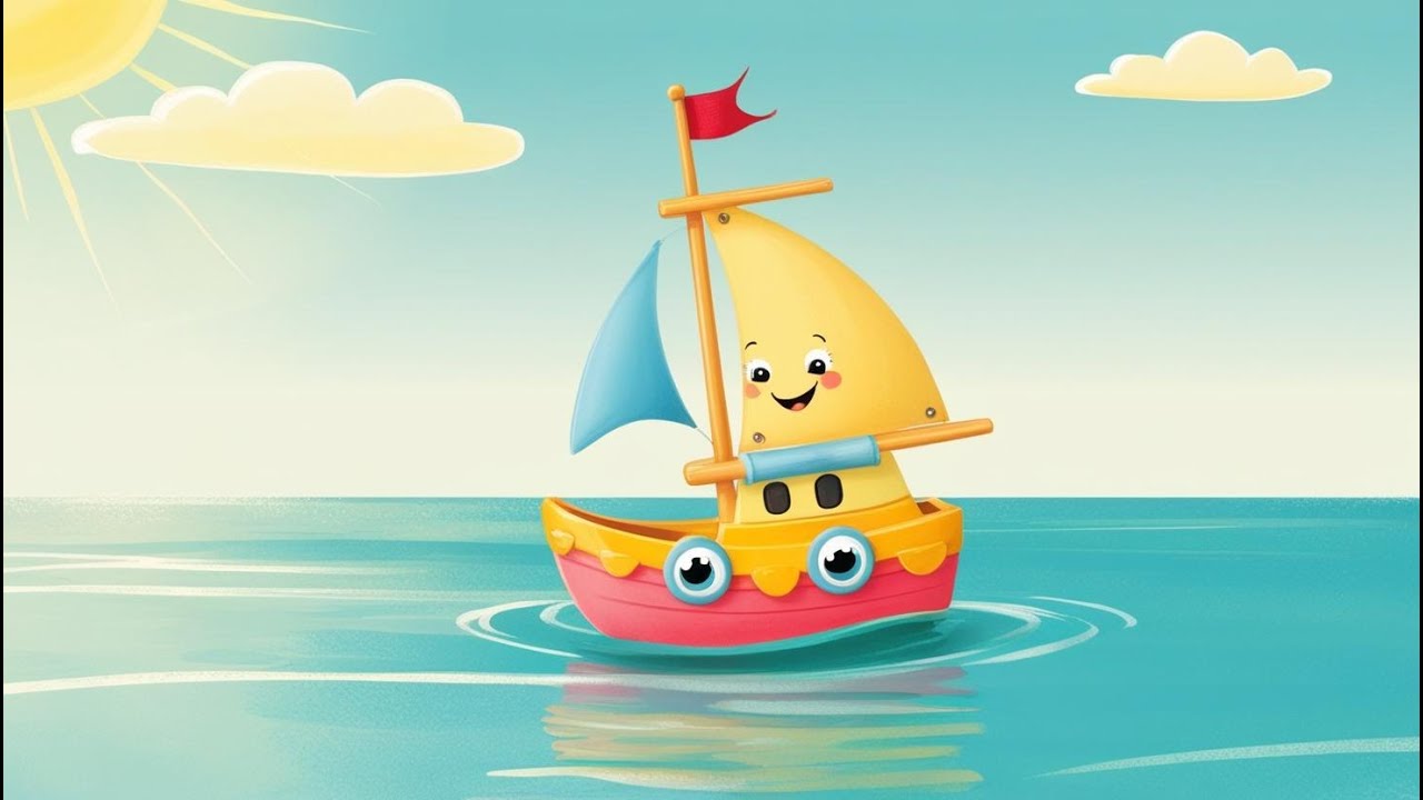 Sailing the Big Blue Sea: A Tiny Boat's Brave Adventure 🌊 - YouTube