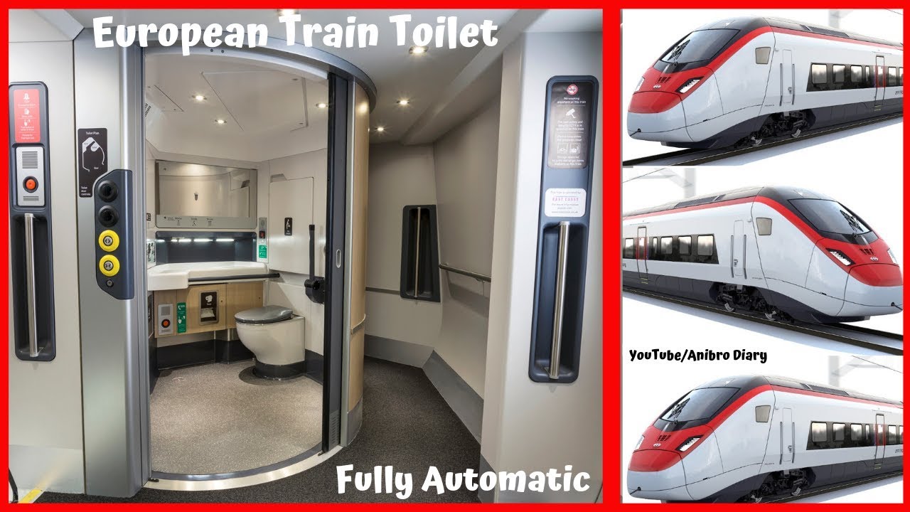 European Train Toilet | Fully Automatic European Train Restroom | 5 ...