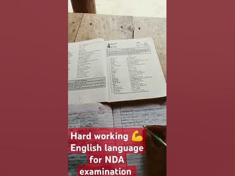 NDA English language exam - YouTube