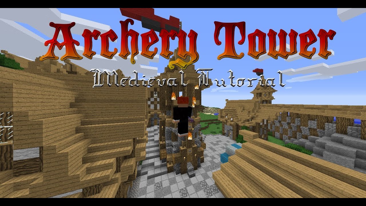 How to Make a Medieval Archery Tower (Minecraft Tutorial) - YouTube