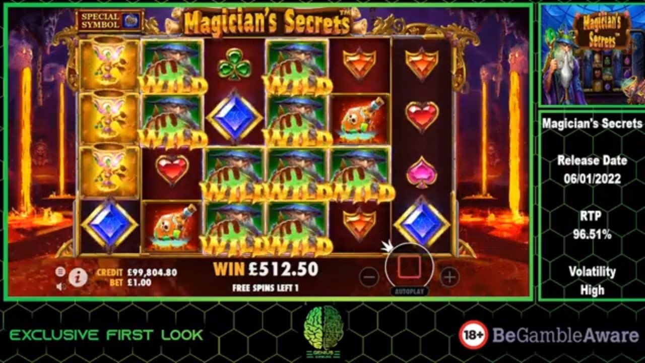 Magician's Secrets Slot Big Win Bonus Both Bonuses Preview By Pragmatic ...