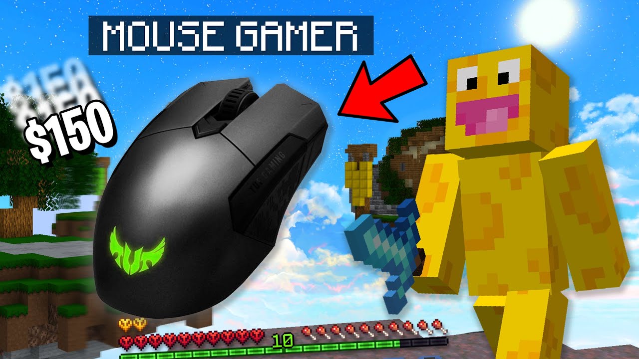 ASÍ ES JUGAR CON EL MOUSE MÁS CARO/MALO en BEDWARS!! - Minecraft ...