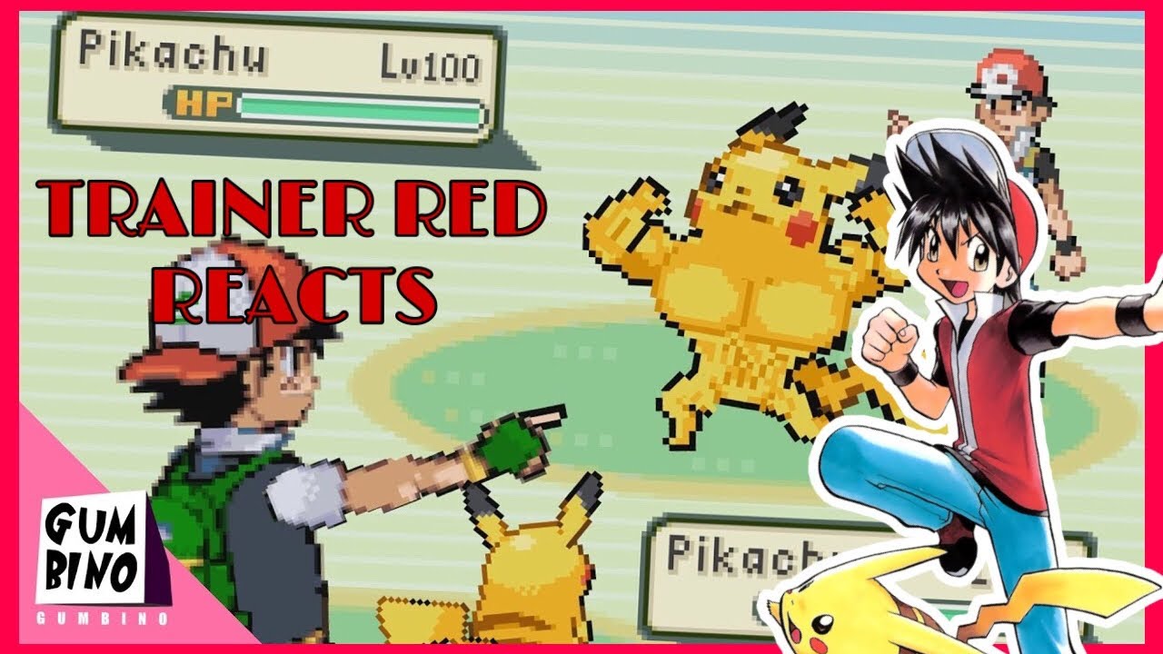 Trainer Red Reacts Pokemon Parody | “Ash Vs Red Pokémon Battle” - YouTube