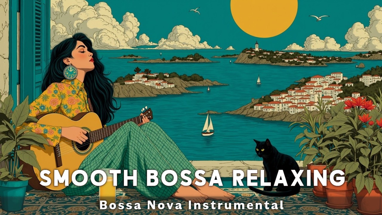 Relaxing Bossa Nova Guitar Instrumental ~ Smooth Brazilian Jazz Vibes ...