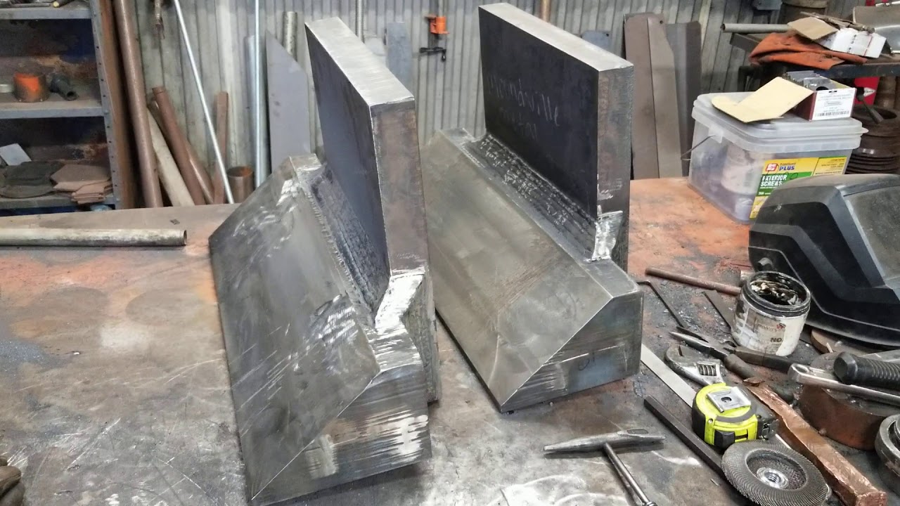 Slag pushers completed! - YouTube