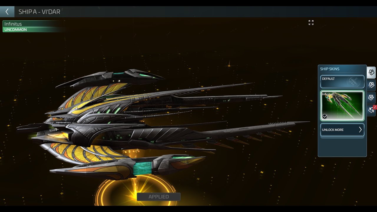 Infinitus Skin Vidar Refit and Probe Farming Test STFC - YouTube