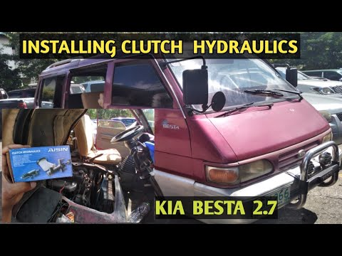 Installing Clutch Hydraulic for Kia Besta 2.7 | Kd35 Vlog - YouTube