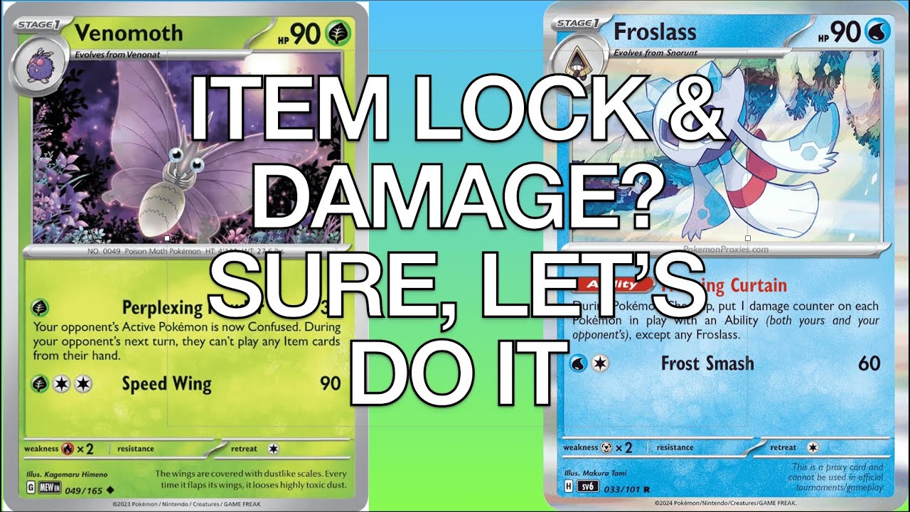 Froslass/Venomoth Item Lock (Gameplay) - YouTube