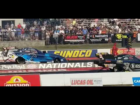 NHRA FC Austin Prock vs Bob Tasca III. Reading Pennsylvania september ...