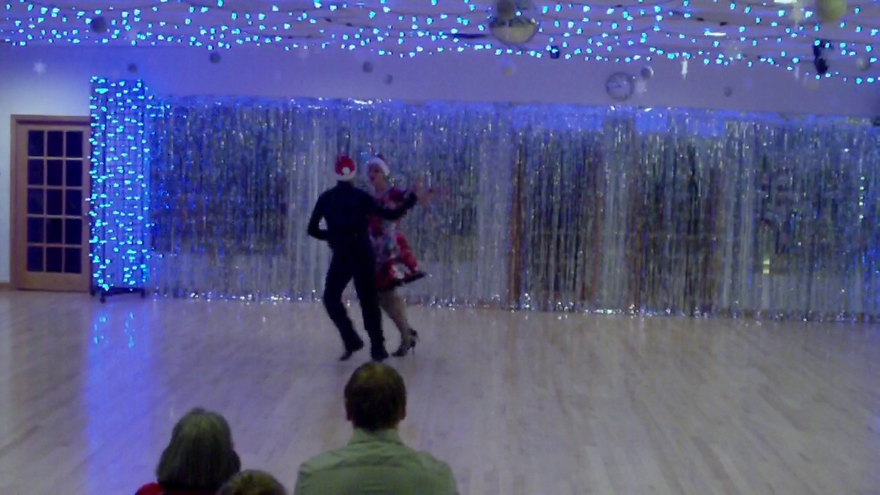 Kim Bors and Mr. James Christmas Jive - YouTube