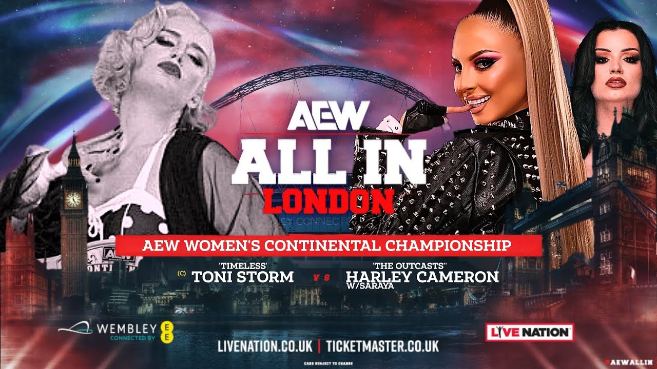 WWE2K24 ALL IN LONDON:'TIMELESS' TONI STORM VS HARLEY CAMERON FOR THE ...