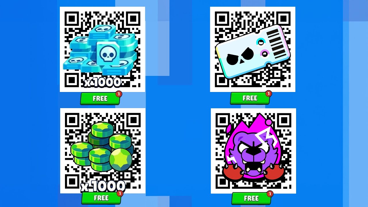 FREE ! BRAWL PASS CREDITS 😱 WORKING QR CODE| BRAWL STARS QR CODES 2025 ...