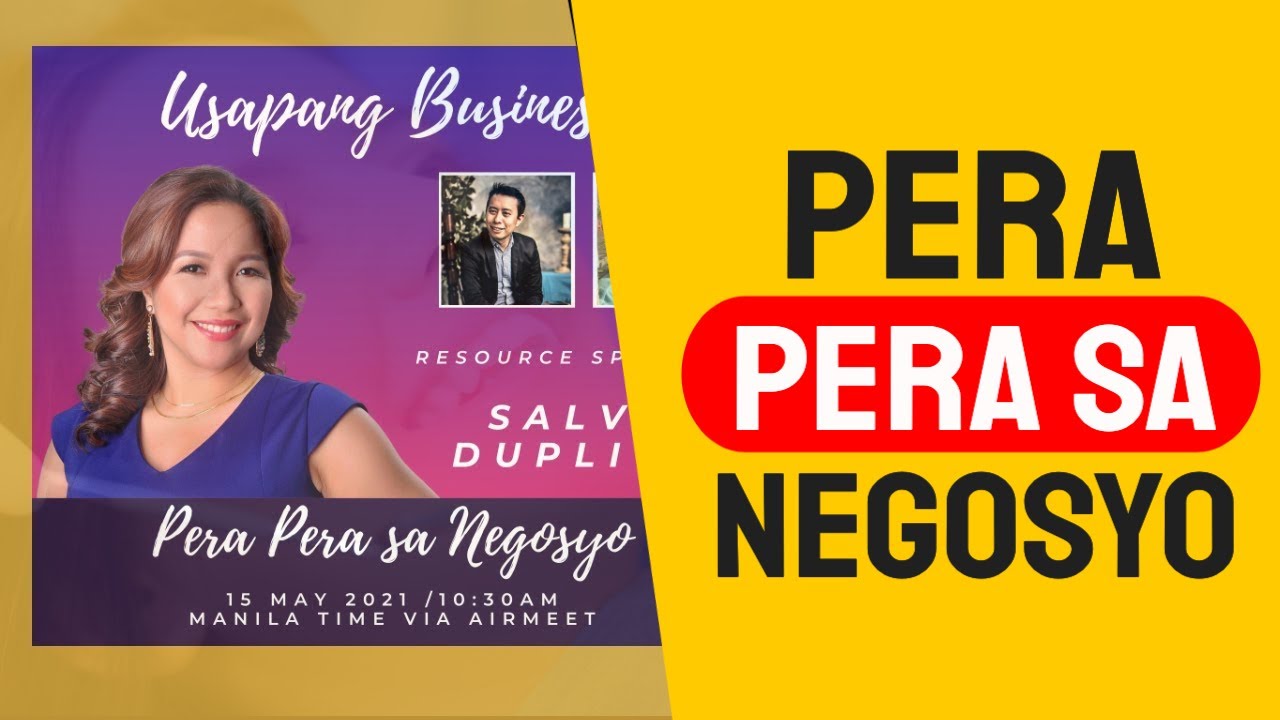 PERA PERA Sa Negosyo Part 1 - YouTube