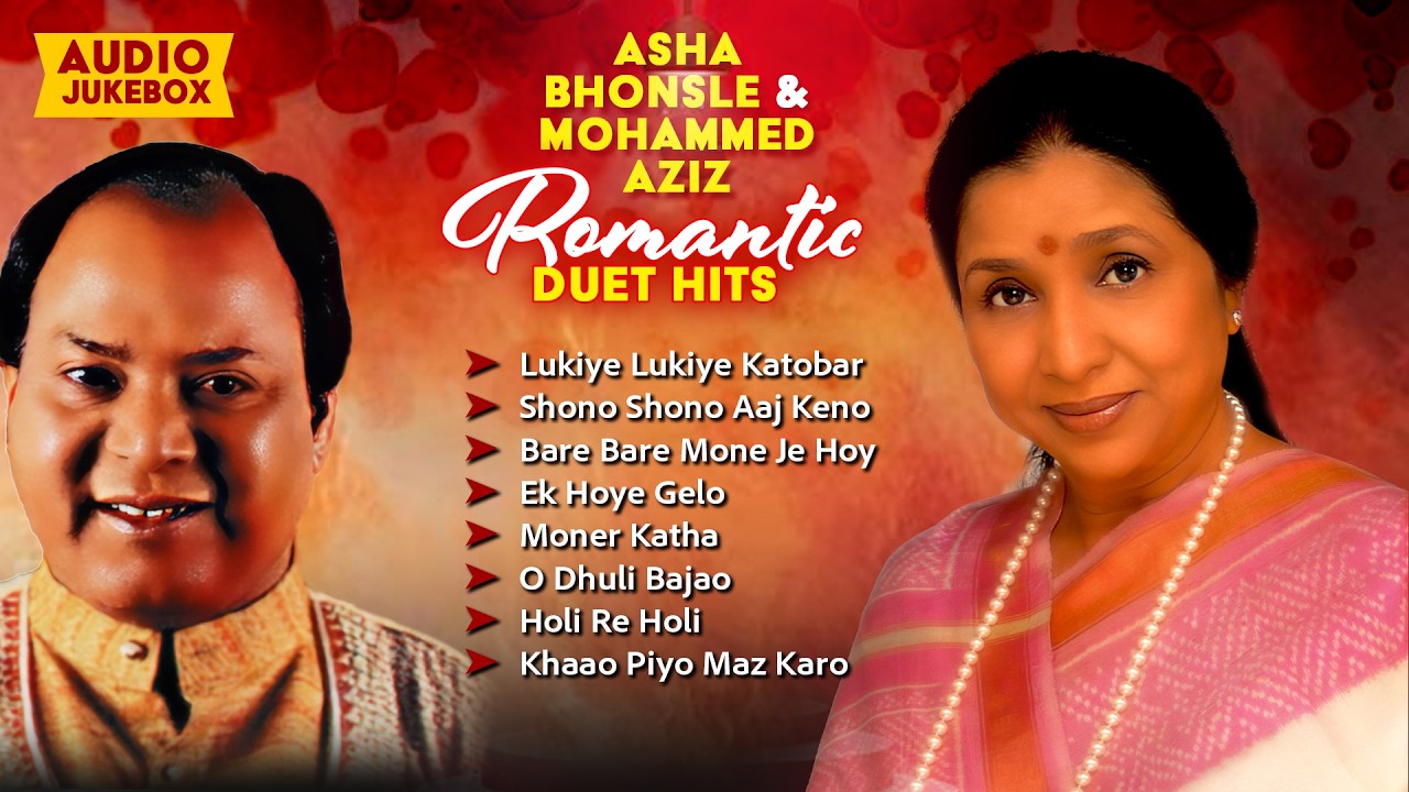 Asha Bhosle & Mohammed Aziz – Timeless Romantic Duets | Bengali Hit ...