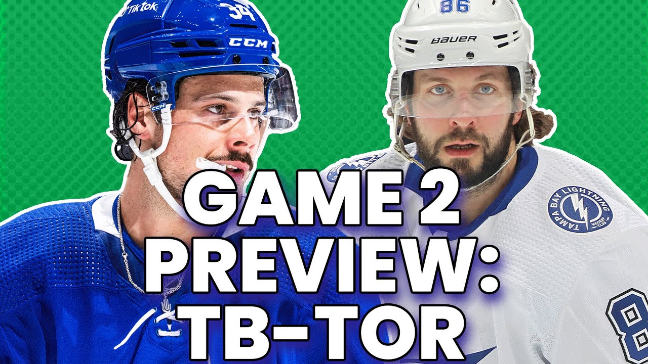 Tampa Bay Lightning vs Toronto Maple Leafs Game 2 Preview | Are the ...