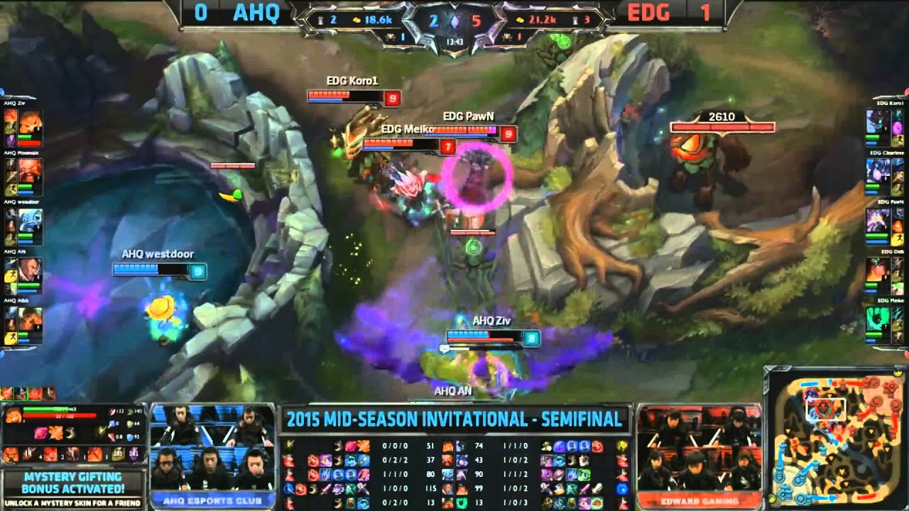 《LOL》2015 MSI 季中邀請賽 Day3 - EDG vs AHQ - game 2 (粵語) - YouTube