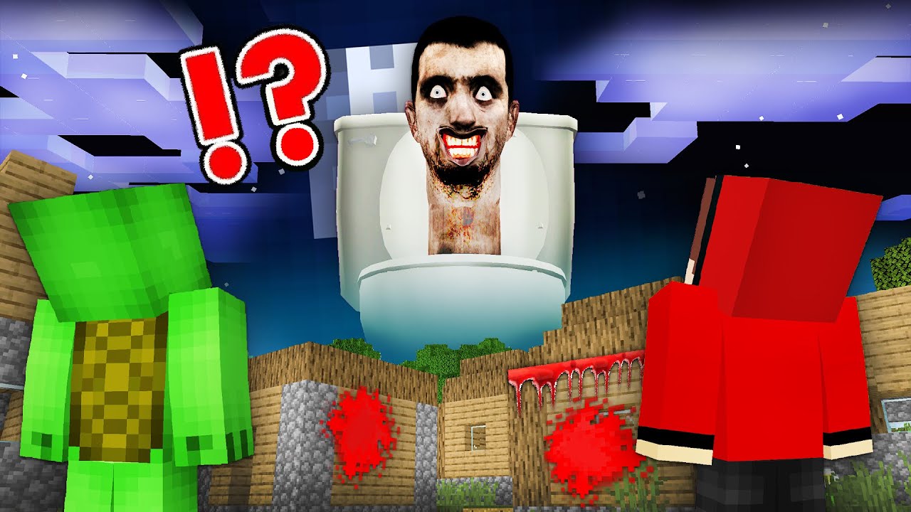Scary Skibidi Toilet Vs Jj And Mikey 100 Days Survive Security Village