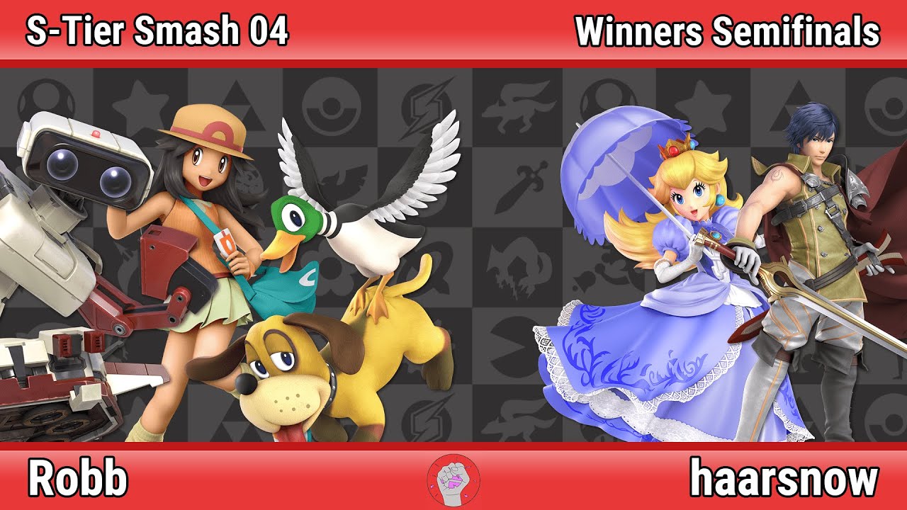 Robb (ROB, Duck Hunt, Pokemon Trainer) v. haarsnow (Peach, Chrom) - YouTube