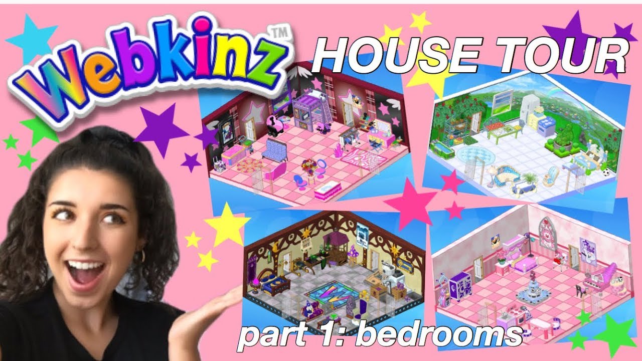 WEBKINZ HOUSE TOUR: my pet's bedrooms (part 1) - YouTube