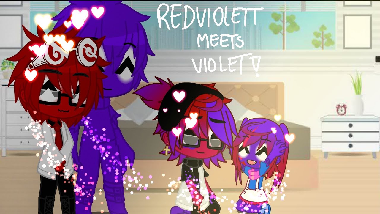 Redviolet meets Violet!!//Rainbow Friends//Red x Purple - YouTube
