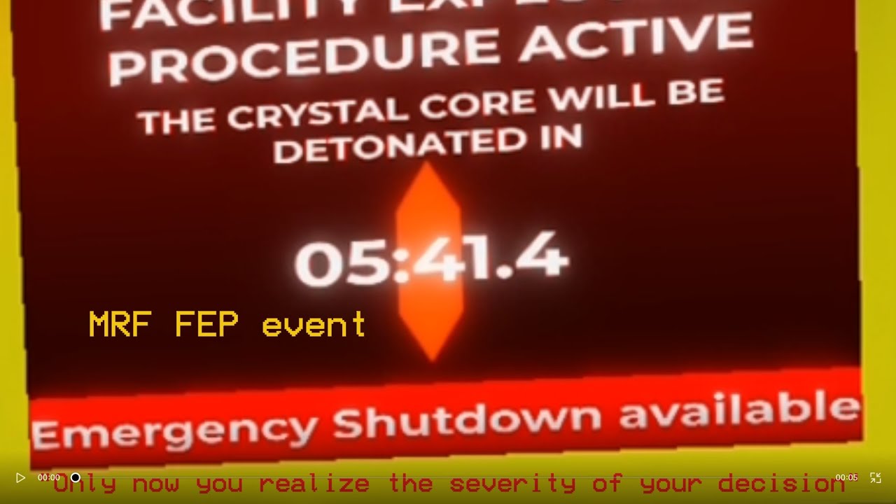 Magic Research Facility. Facility Explosion Protocol event (READ DESC ...